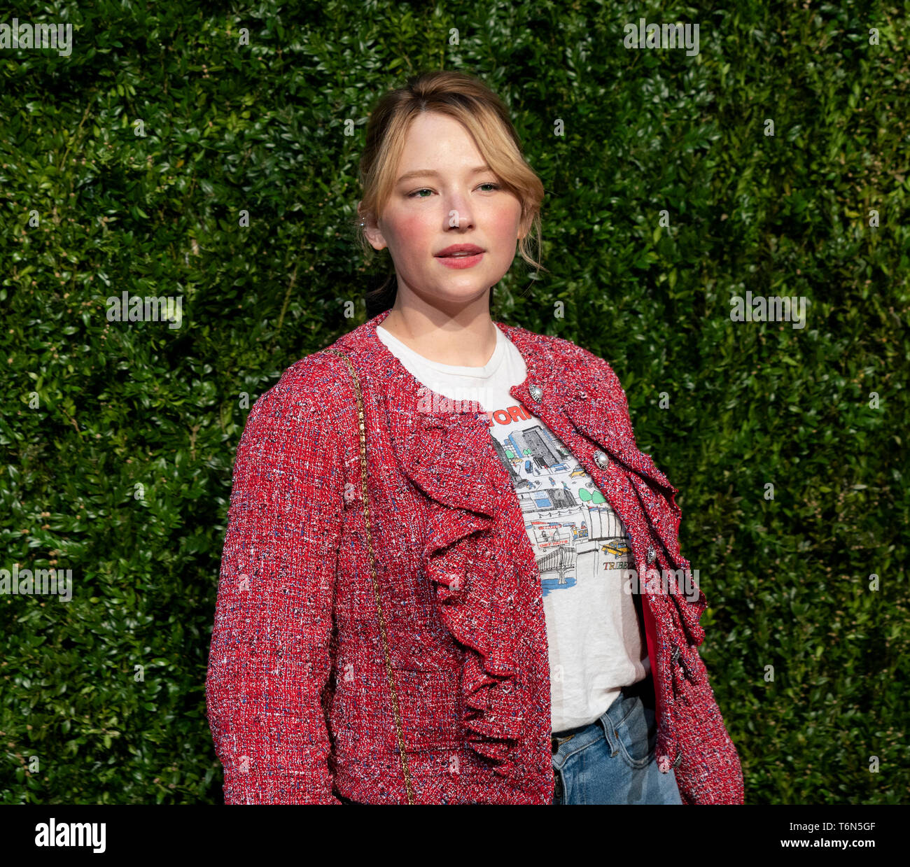 New York, United States. 29th Apr, 2019. Haley Bennett wearing Chanel ...