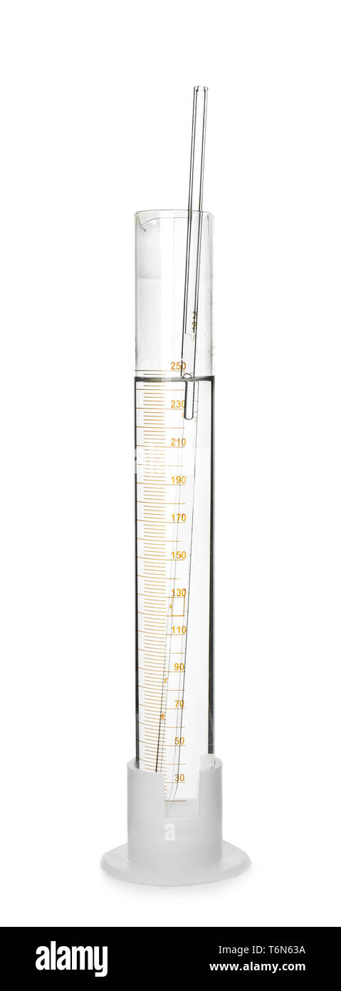Graduated cylinder water hi-res stock photography and images - Alamy