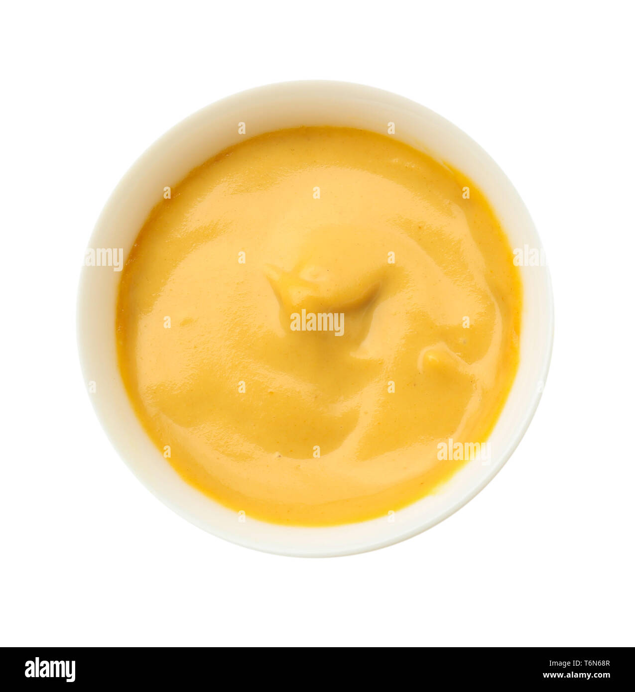Tasty mustard sauce in Cut Out Stock Images & Pictures - Alamy