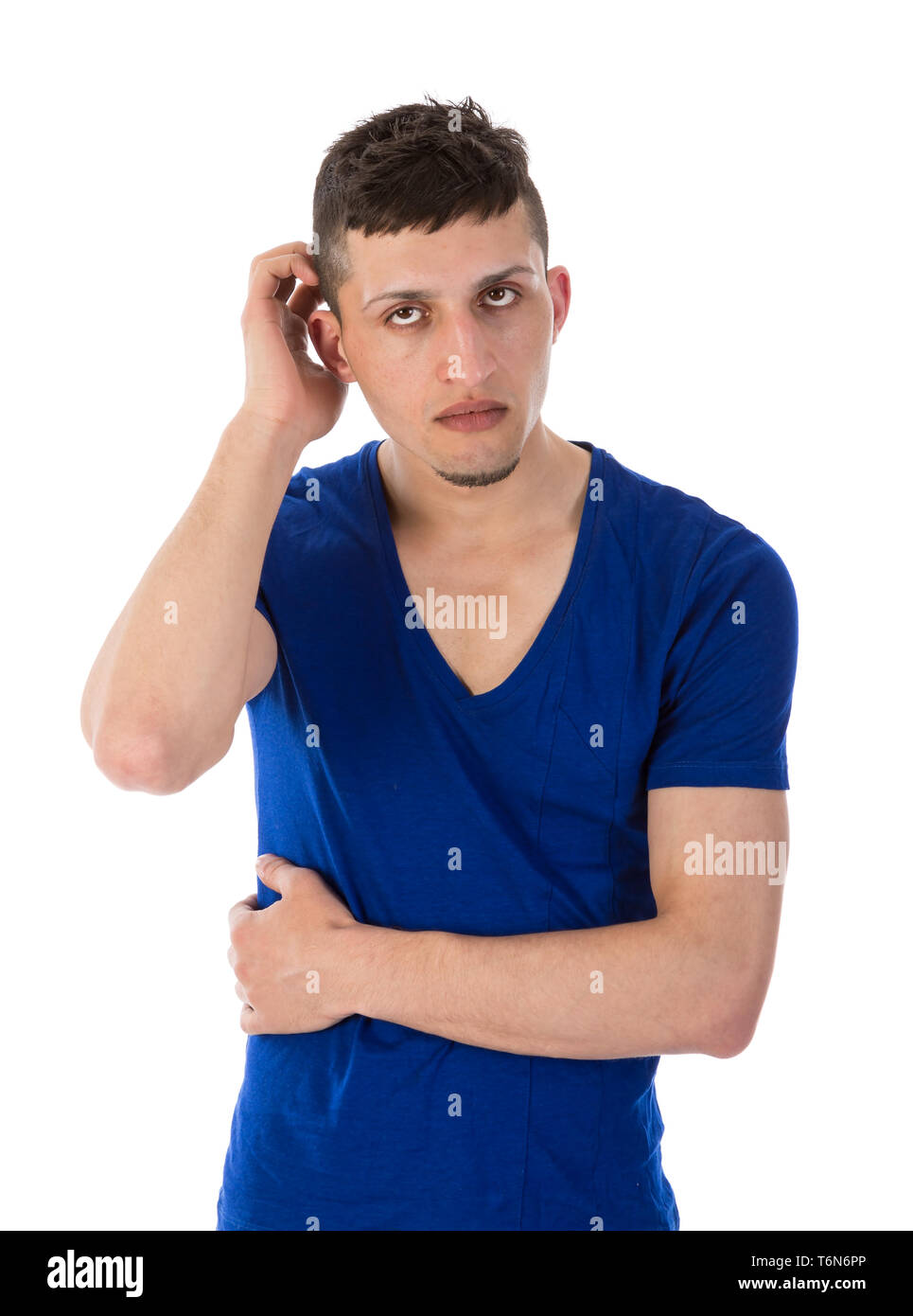 Confused man face hi-res stock photography and images - Alamy