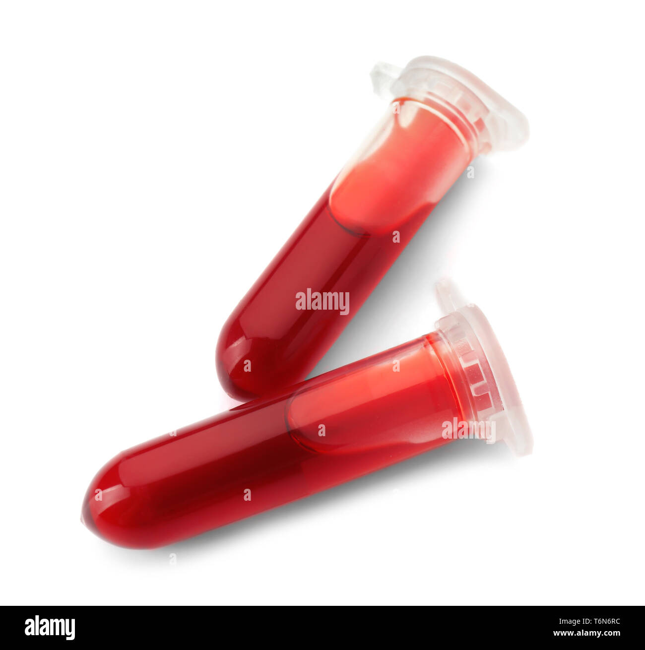 Blood laboratory examination Cut Out Stock Images & Pictures - Alamy