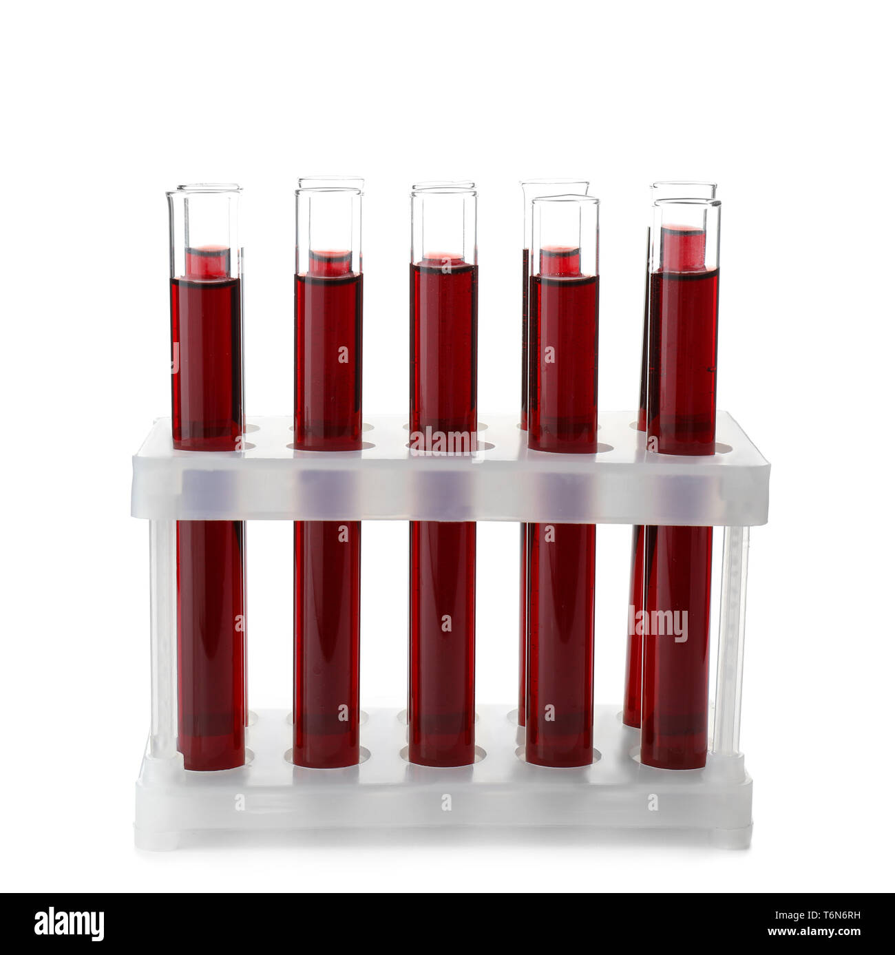 Sample holder in laboratory Cut Out Stock Images & Pictures - Alamy