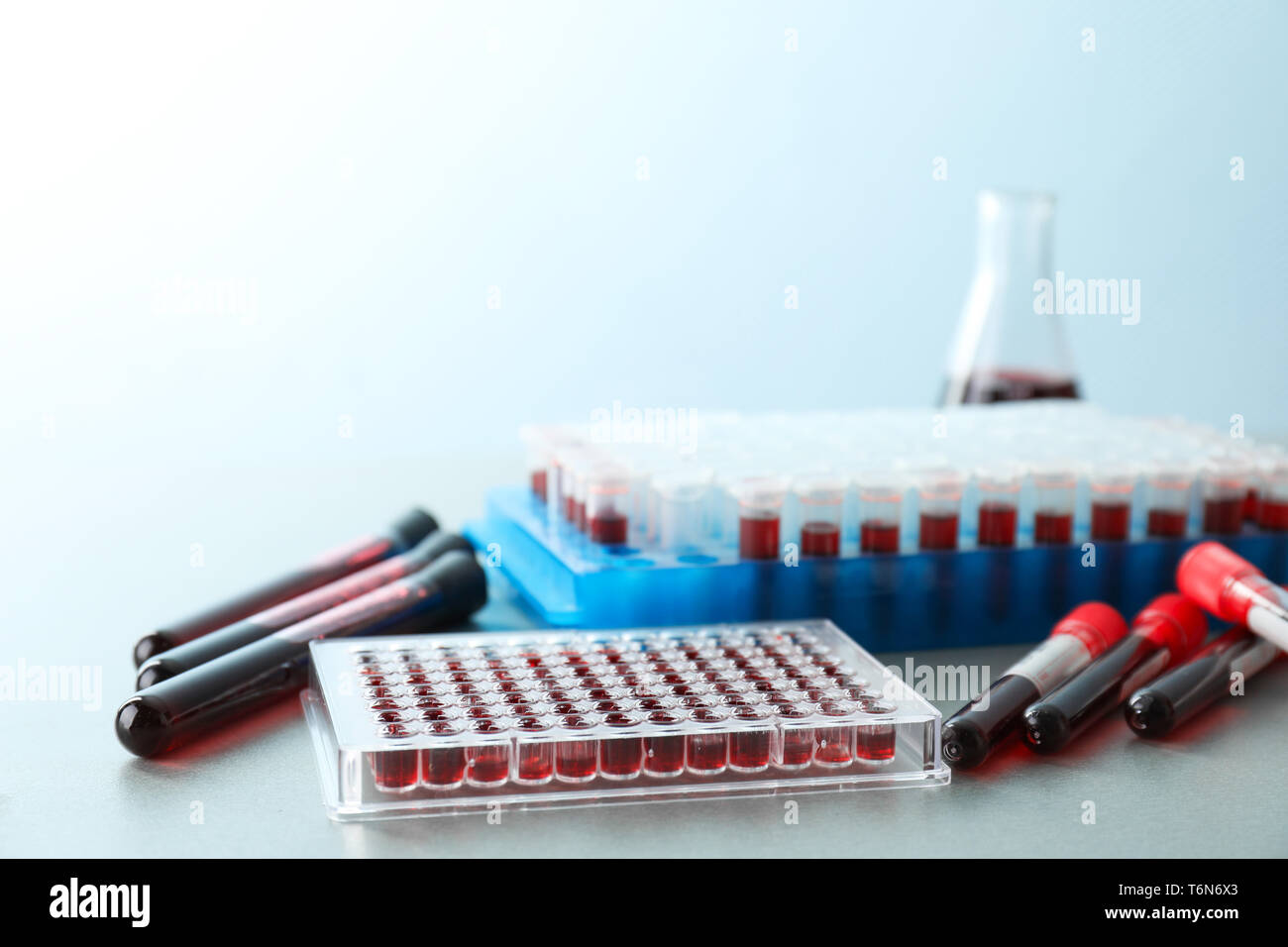 Blood samples hospital table hi-res stock photography and images - Alamy