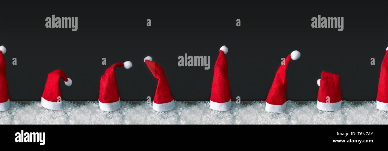 Santa hats pattern hi-res stock photography and images - Alamy