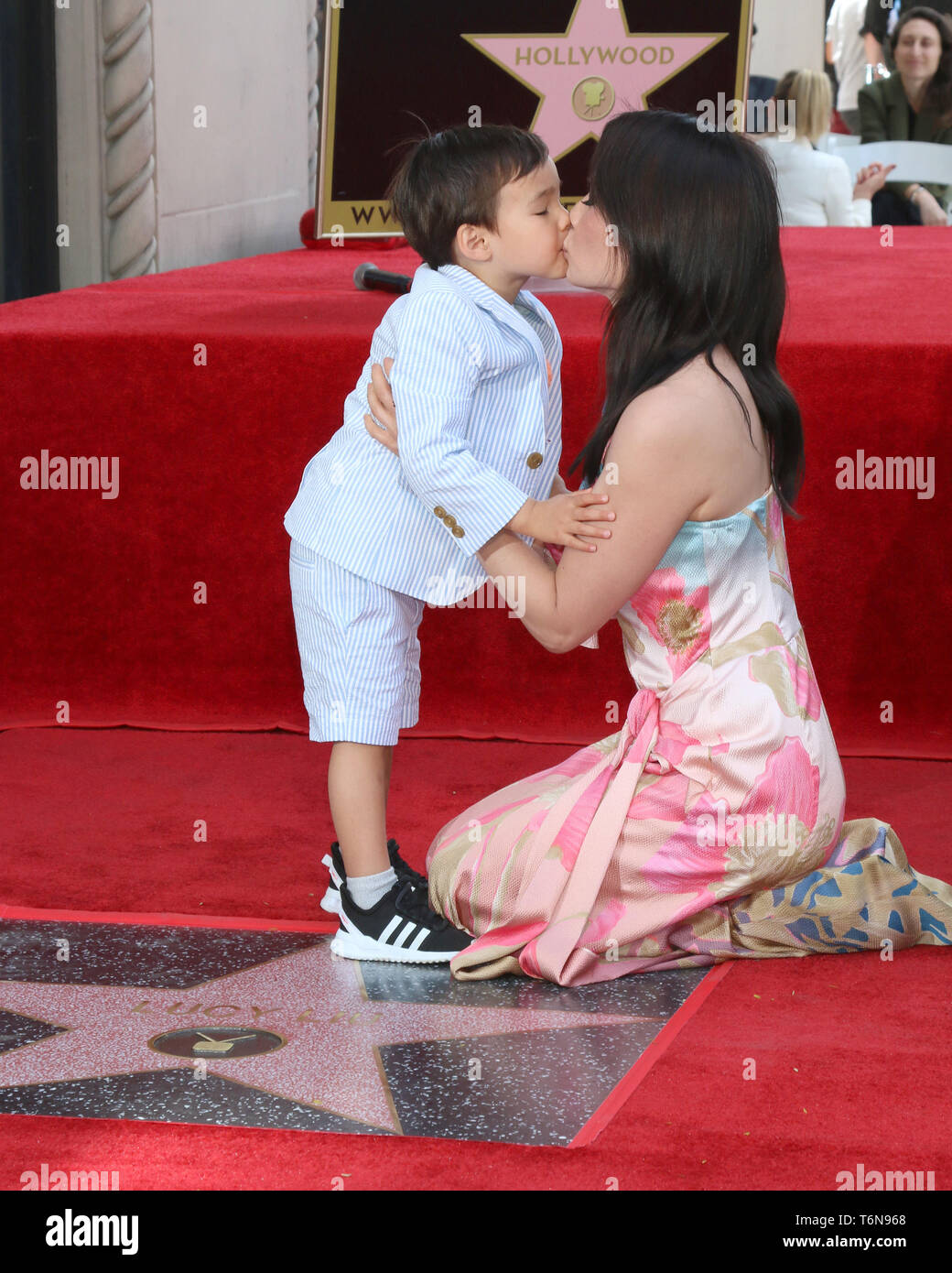 May 1, 2019 - Los Angeles, CA, USA - LOS ANGELES - MAY 1: Lucy Liu, son ...