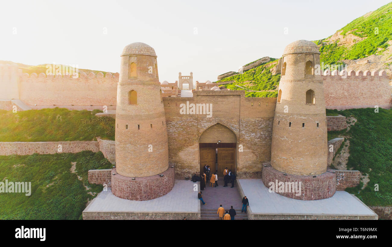 View of Hisor Fortress in Tajikistan, Central Asia Stock Photo - Alamy
