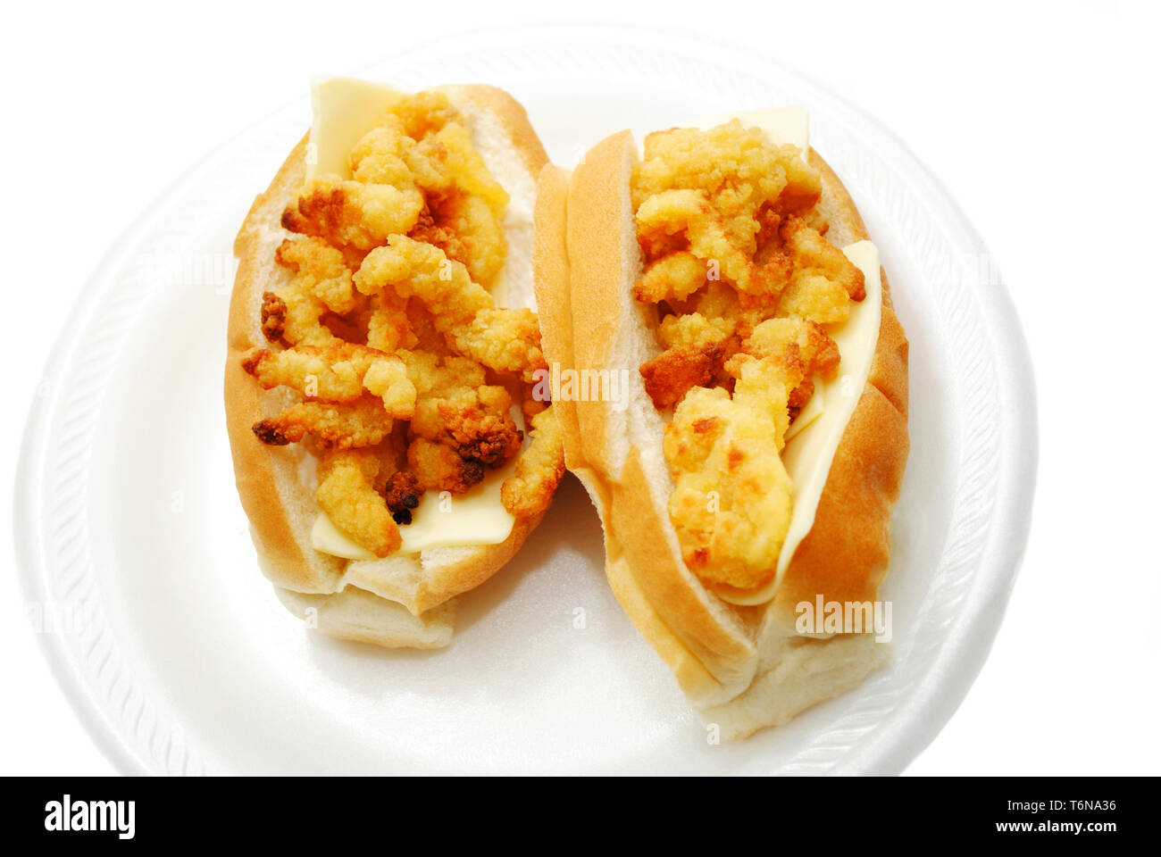 Fried Clam Rolls Stock Photo - Alamy