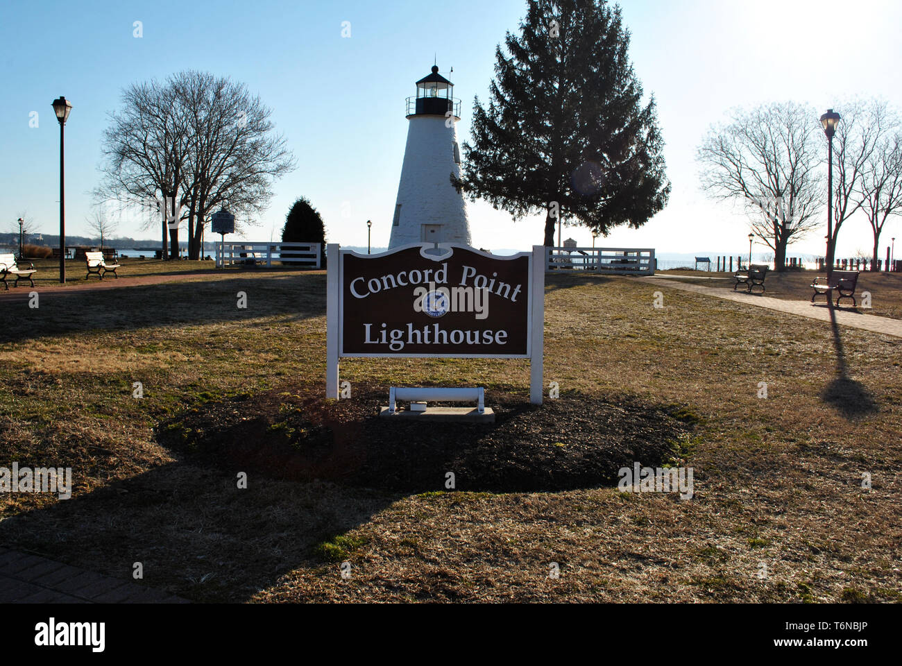 Concord Point Lighthouse, Maryland, USA Stock Photo - Alamy