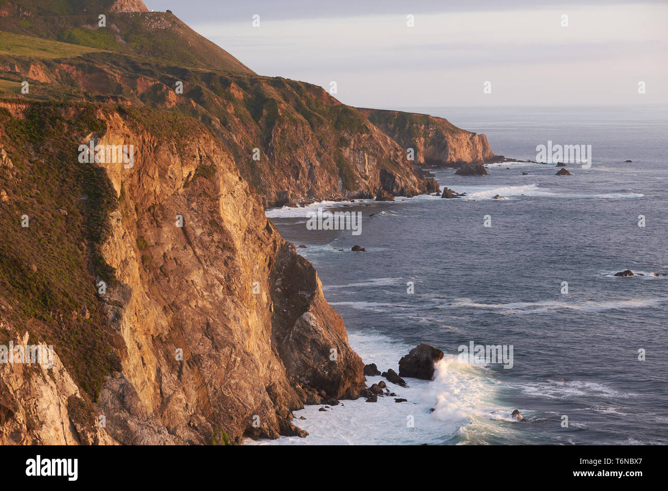 Pacific coast landscape in California Stock Photo - Alamy