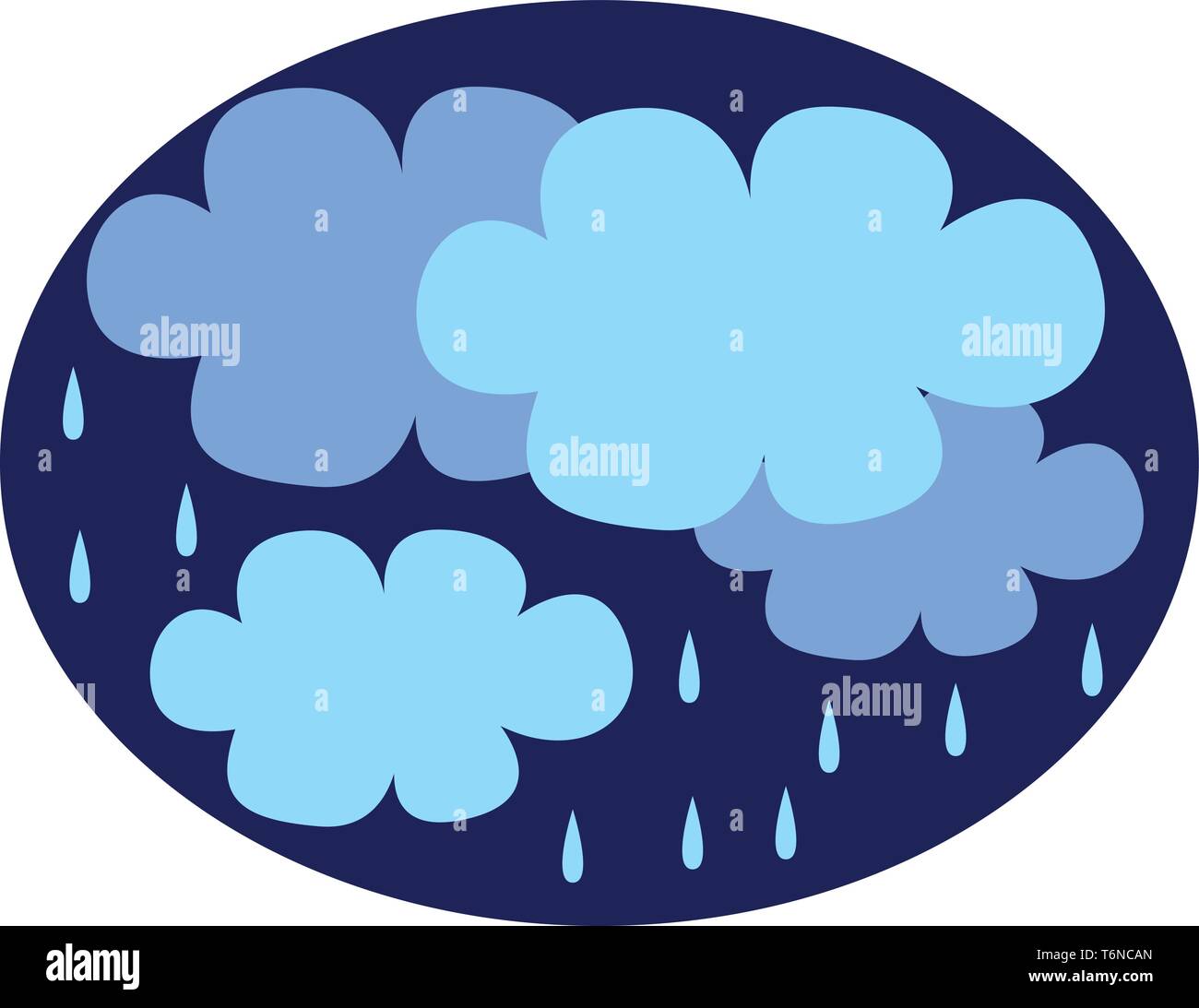 Dark Rain Clouds Drawing