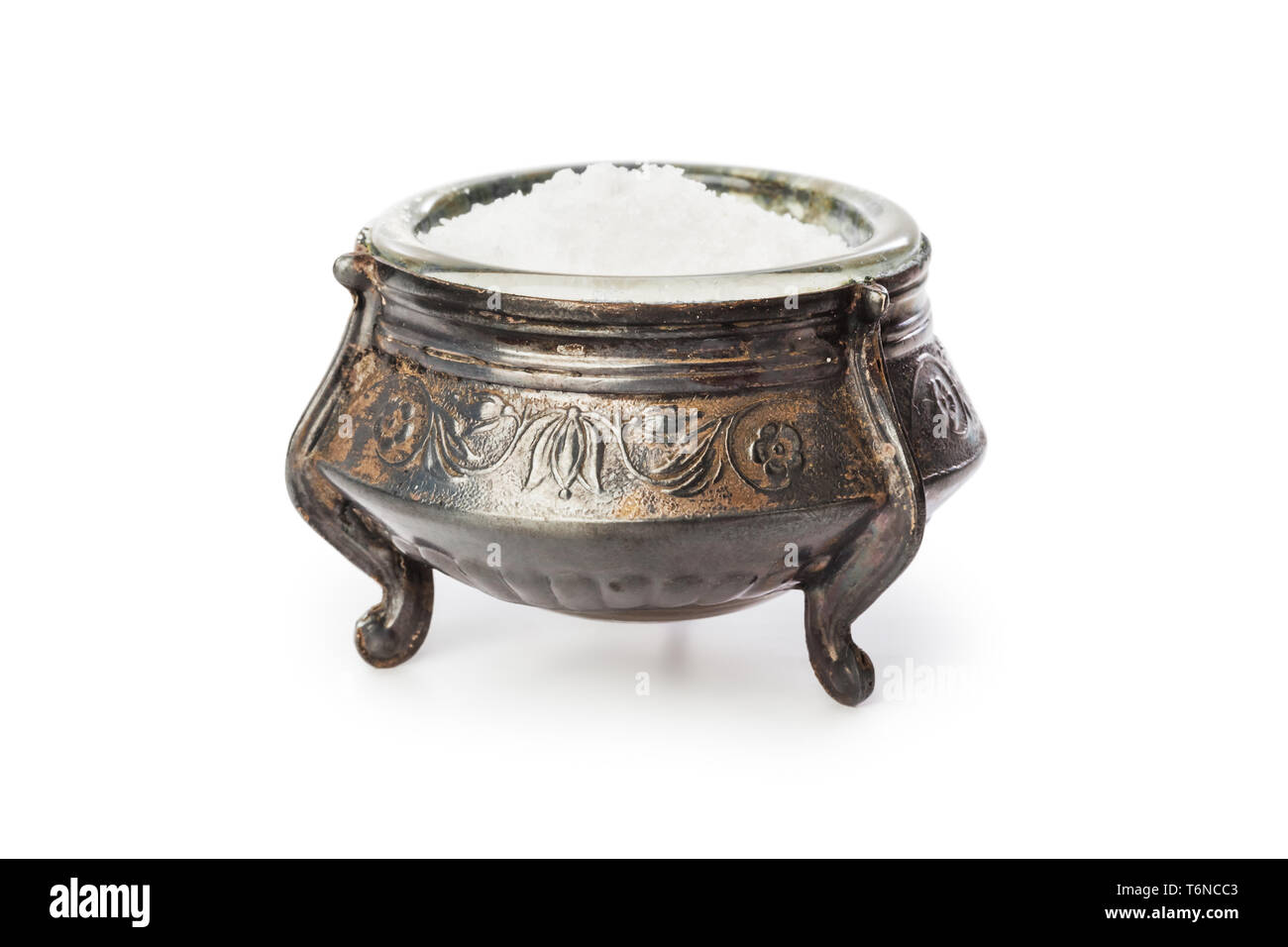 Spoon sea salt bottle Cut Out Stock Images & Pictures - Alamy