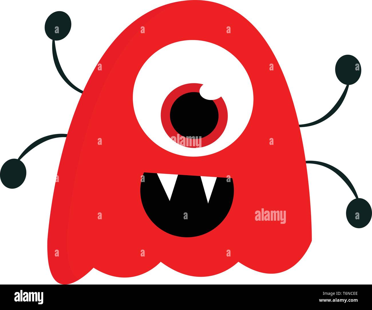 Big Red Eye Stock Vector Images - Alamy