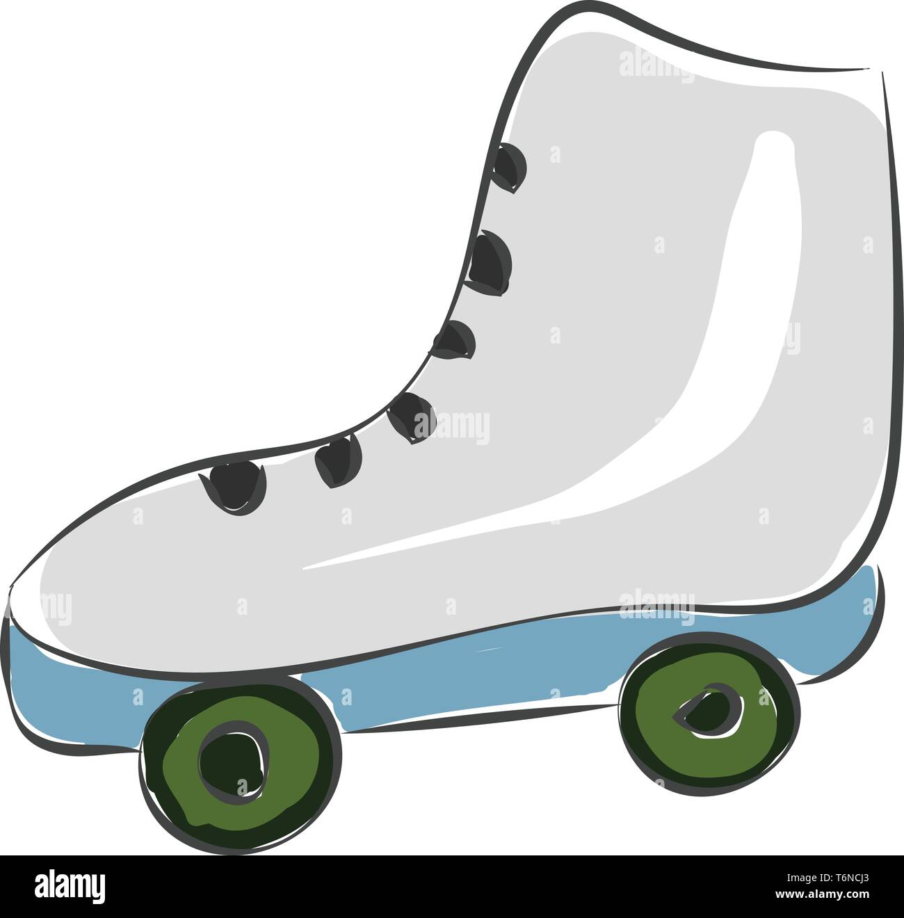 Roller Skate Clip Art Color