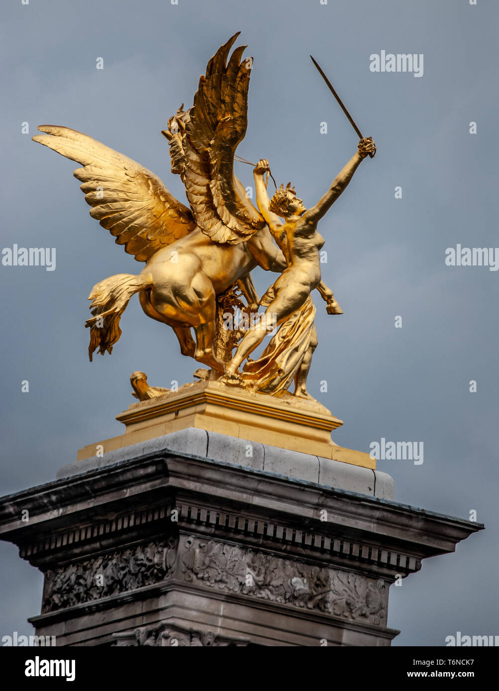 Statues in Paris, France Stock Photo - Alamy
