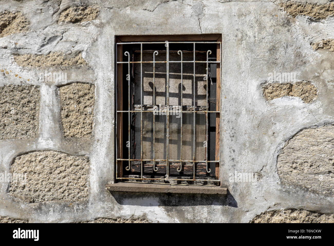 Window on an old stone house Stock Photo - Alamy