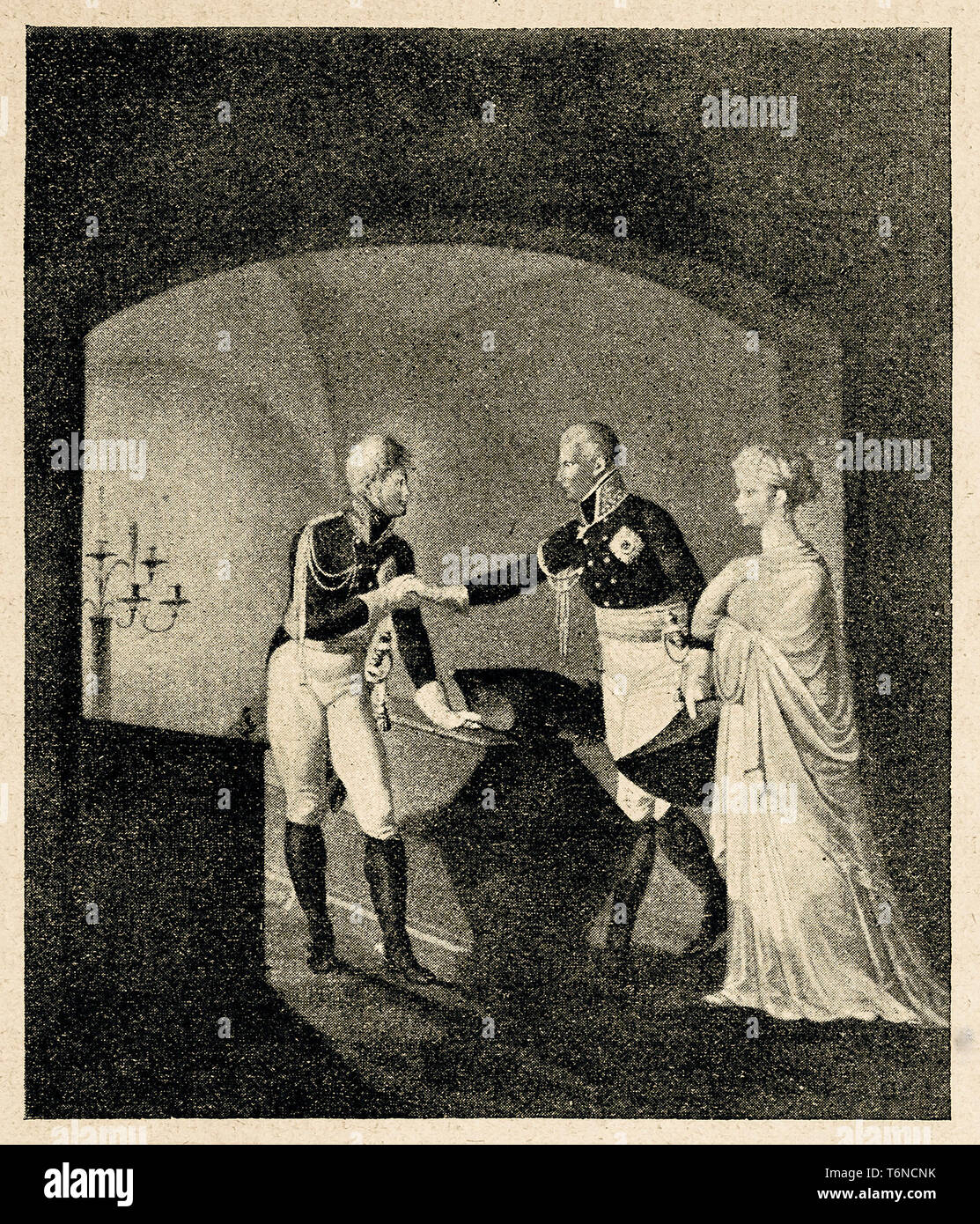 Alexander at tomb of frederick the great hi-res stock photography and ...