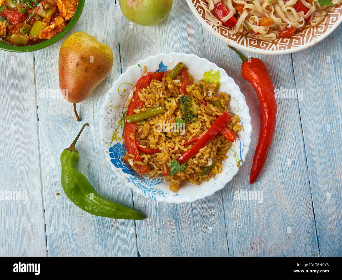 Schezwan Fried Rice Stock Photo - Alamy