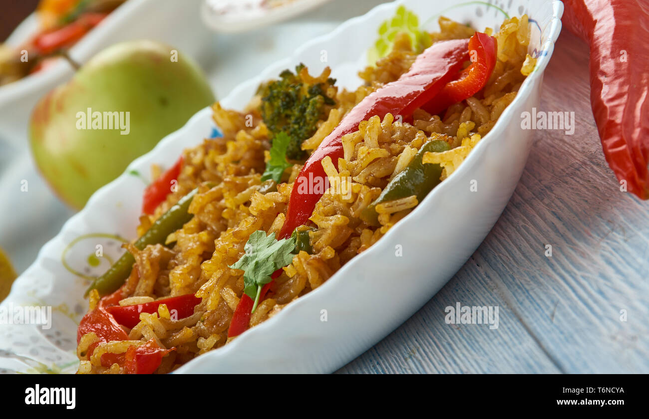 Schezwan Fried Rice Stock Photo - Alamy