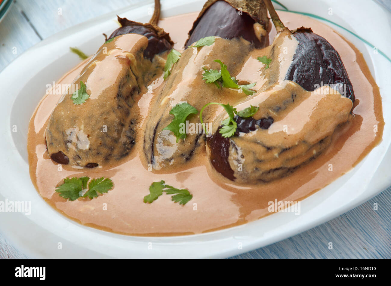 Hyderabadi bagara baingan Stock Photo - Alamy