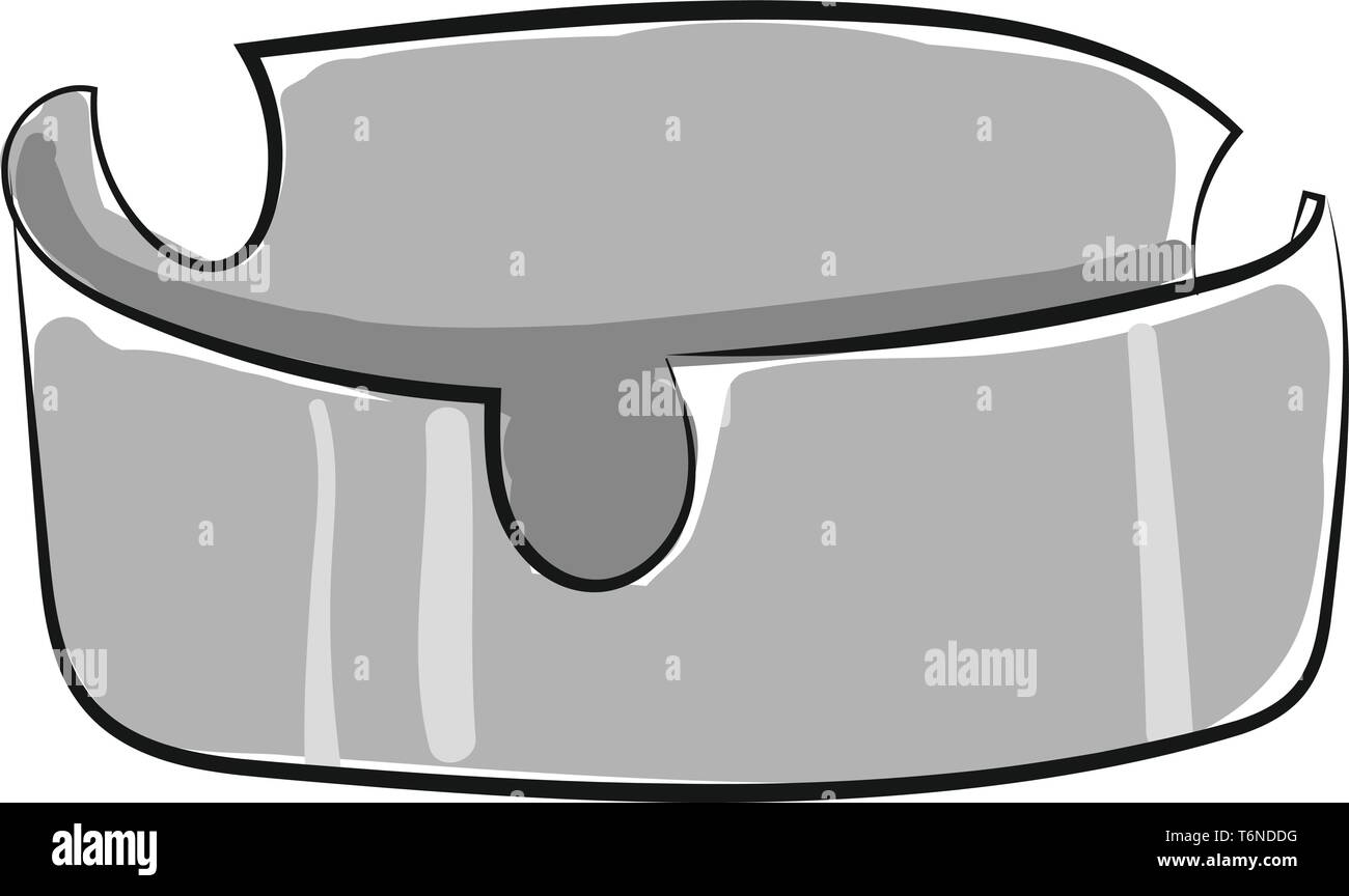 Empty ashtray Stock Vector Images - Alamy