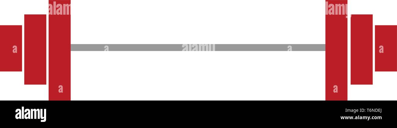 Clipart of a long silver metal bar to which red-colored discs of ...