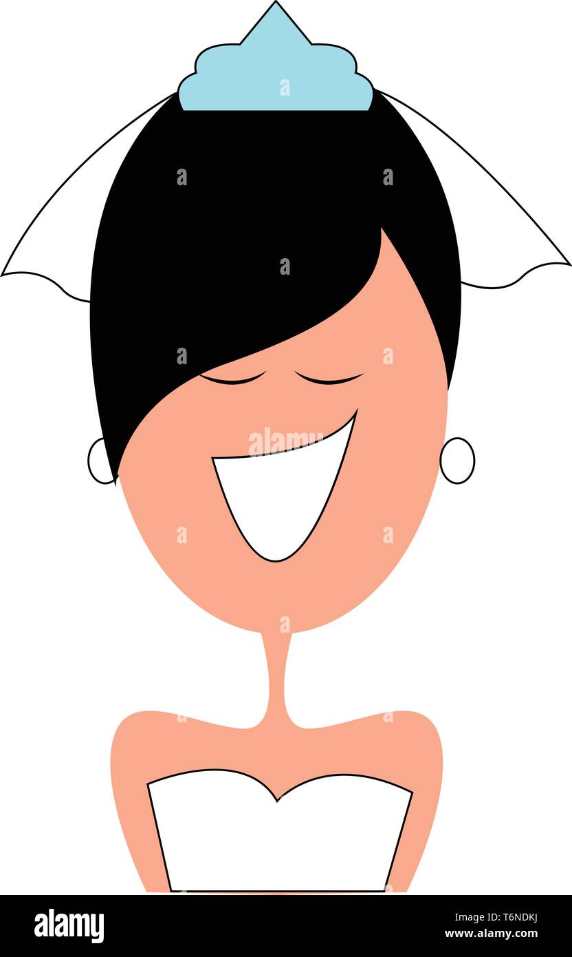 Smiling portrait young beautiful Stock Vector Images - Alamy