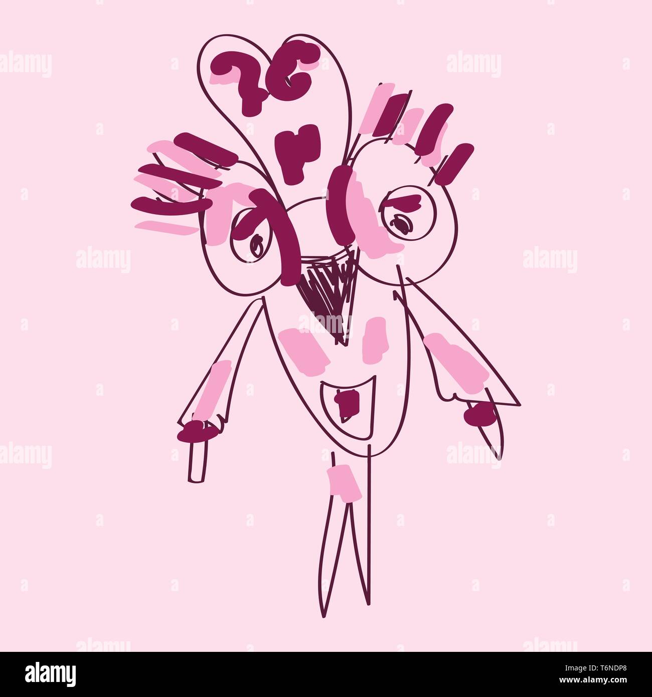 Smart man in black Stock Vector Images - Alamy