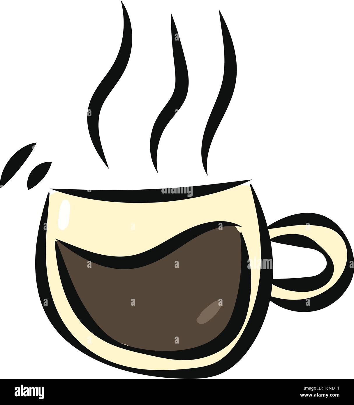 Brown Coffee Cup Drawing