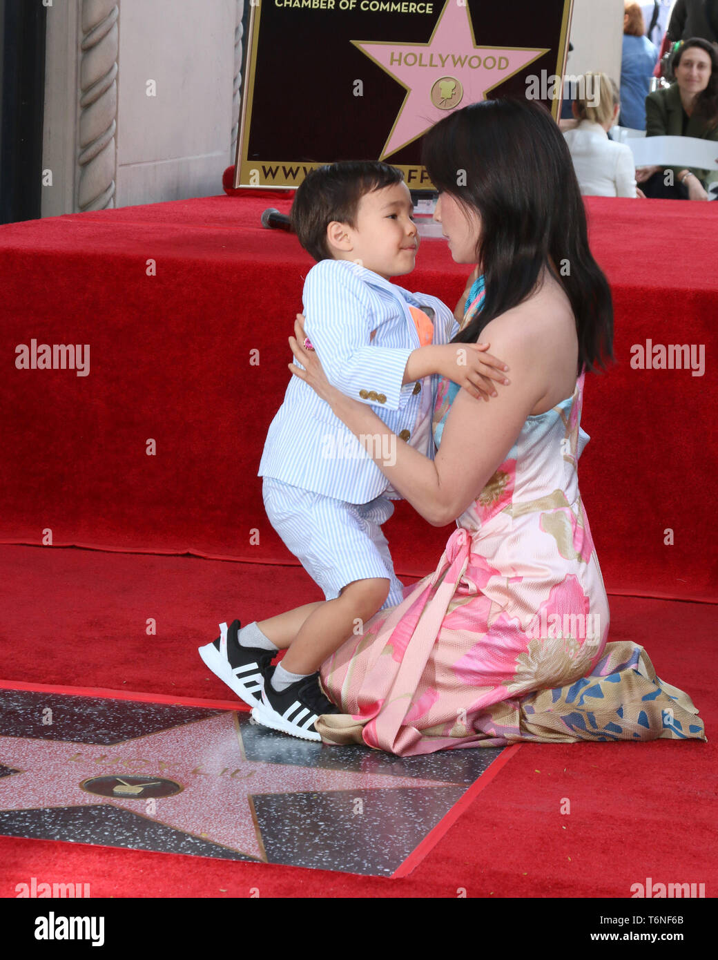 May 1, 2019 - Los Angeles, CA, USA - LOS ANGELES - MAY 1: Lucy Liu, son ...