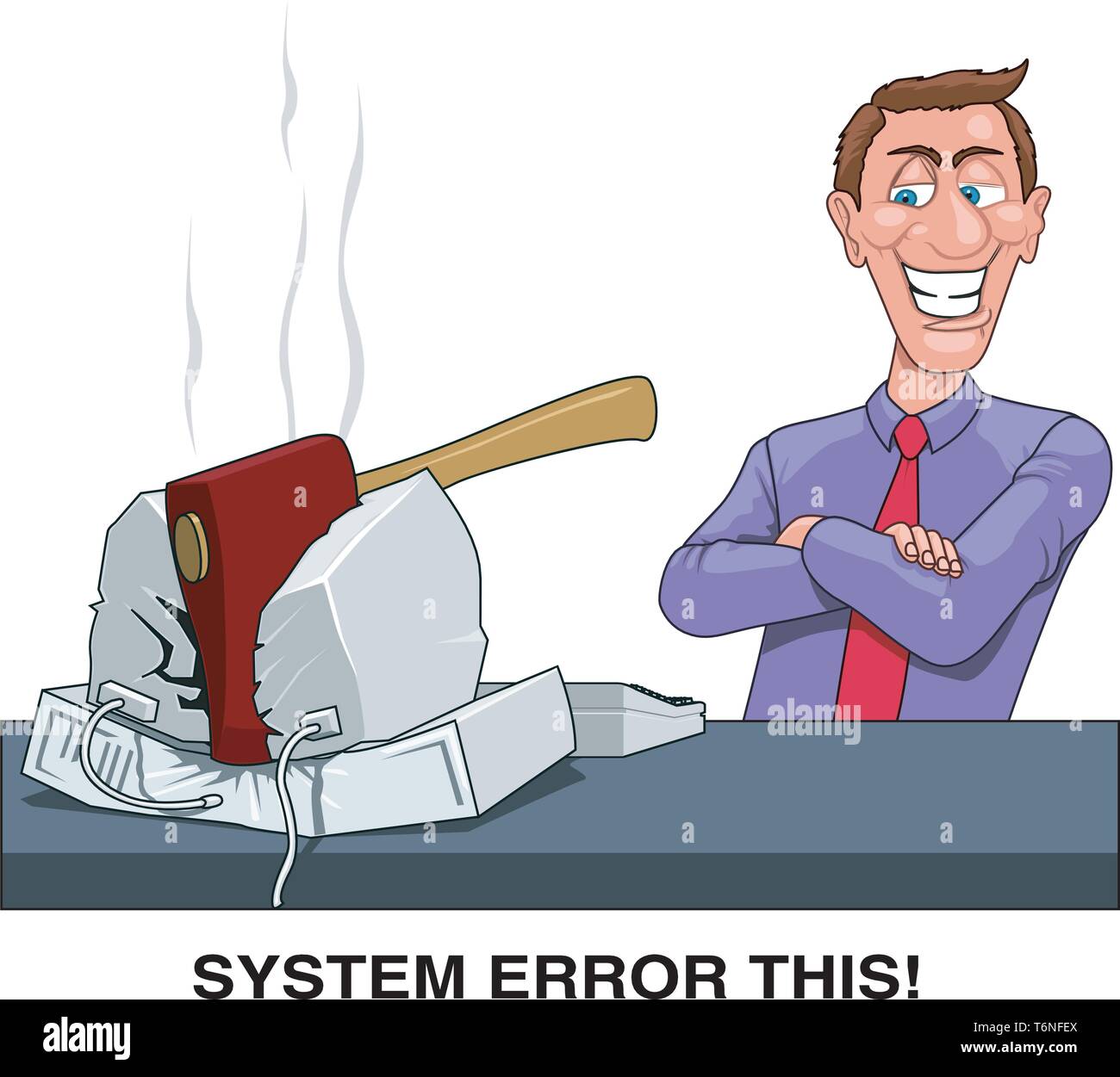 Cartoon axe hi-res stock photography and images - Alamy