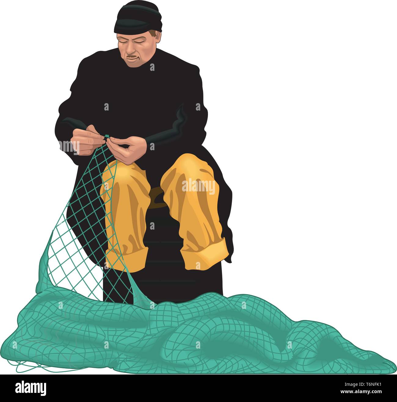 The mending Stock Vector Images - Alamy