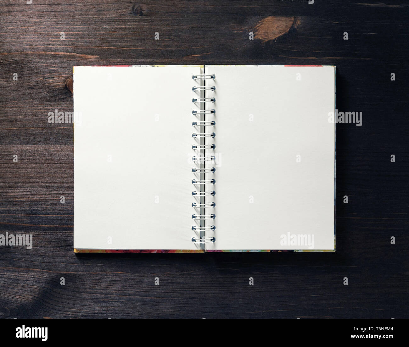 Blank spiral notepad hi-res stock photography and images - Alamy