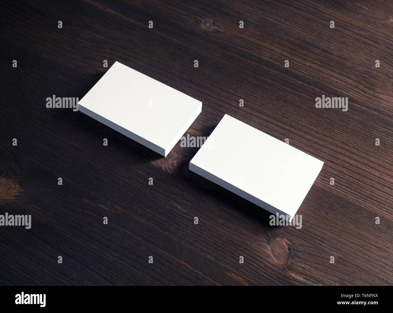 Two business cards Stock Photo - Alamy