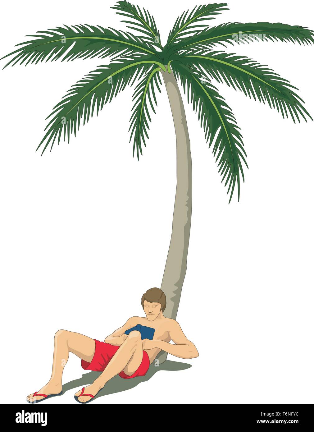 People on vacation beach Stock Vector Images - Alamy