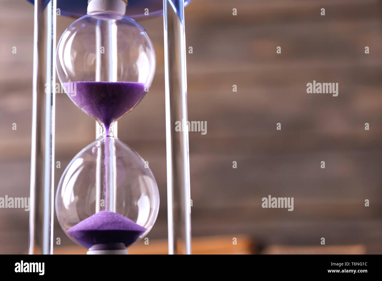 Stylish hourglass, closeup. Time management concept Stock Photo - Alamy