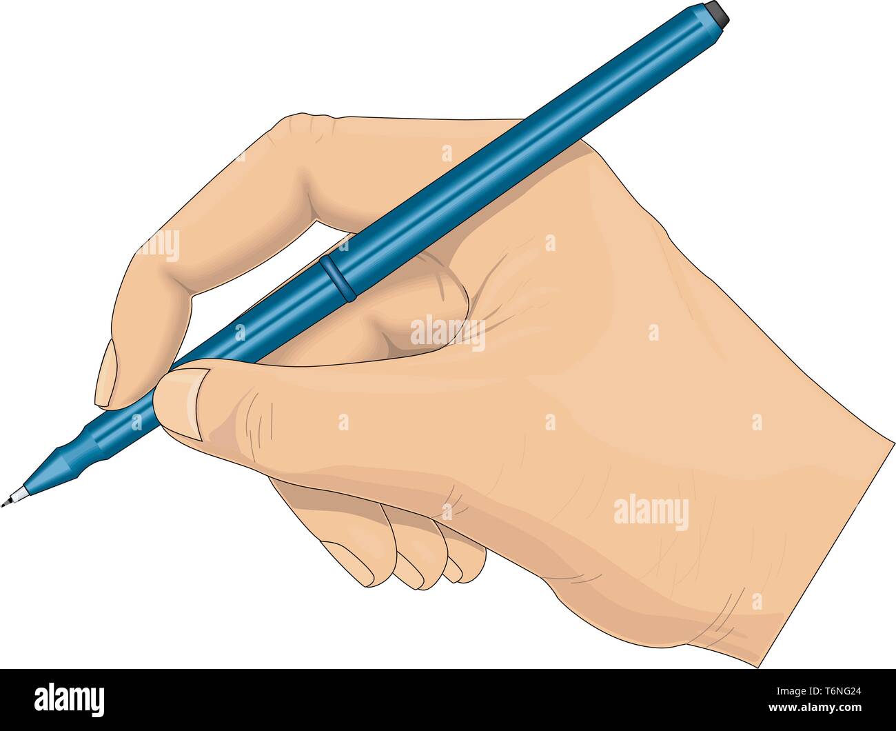 Writing Vector Illustration Stock Vector Image & Art - Alamy