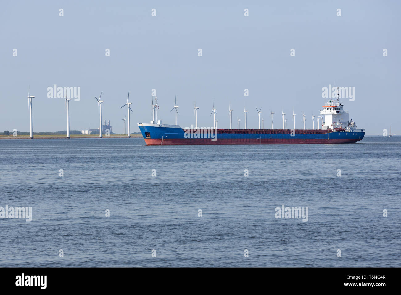 Wind turbines offshore cargo hi-res stock photography and images - Alamy