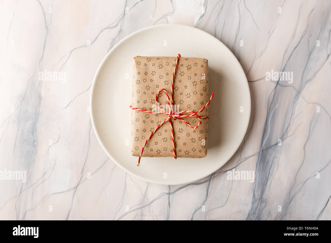 Two craft cardboard gift boxes Stock Photo - Alamy