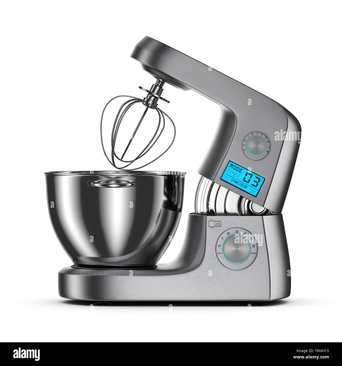 3D rendering food processor Stock Photo - Alamy