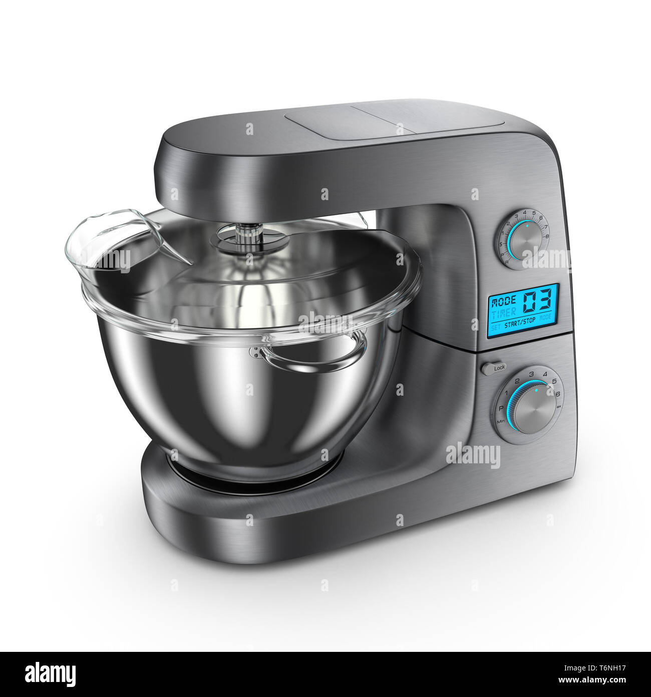 3D rendering food processor Stock Photo - Alamy