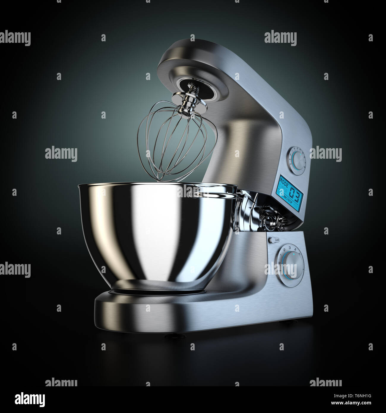 3D rendering food processor Stock Photo - Alamy