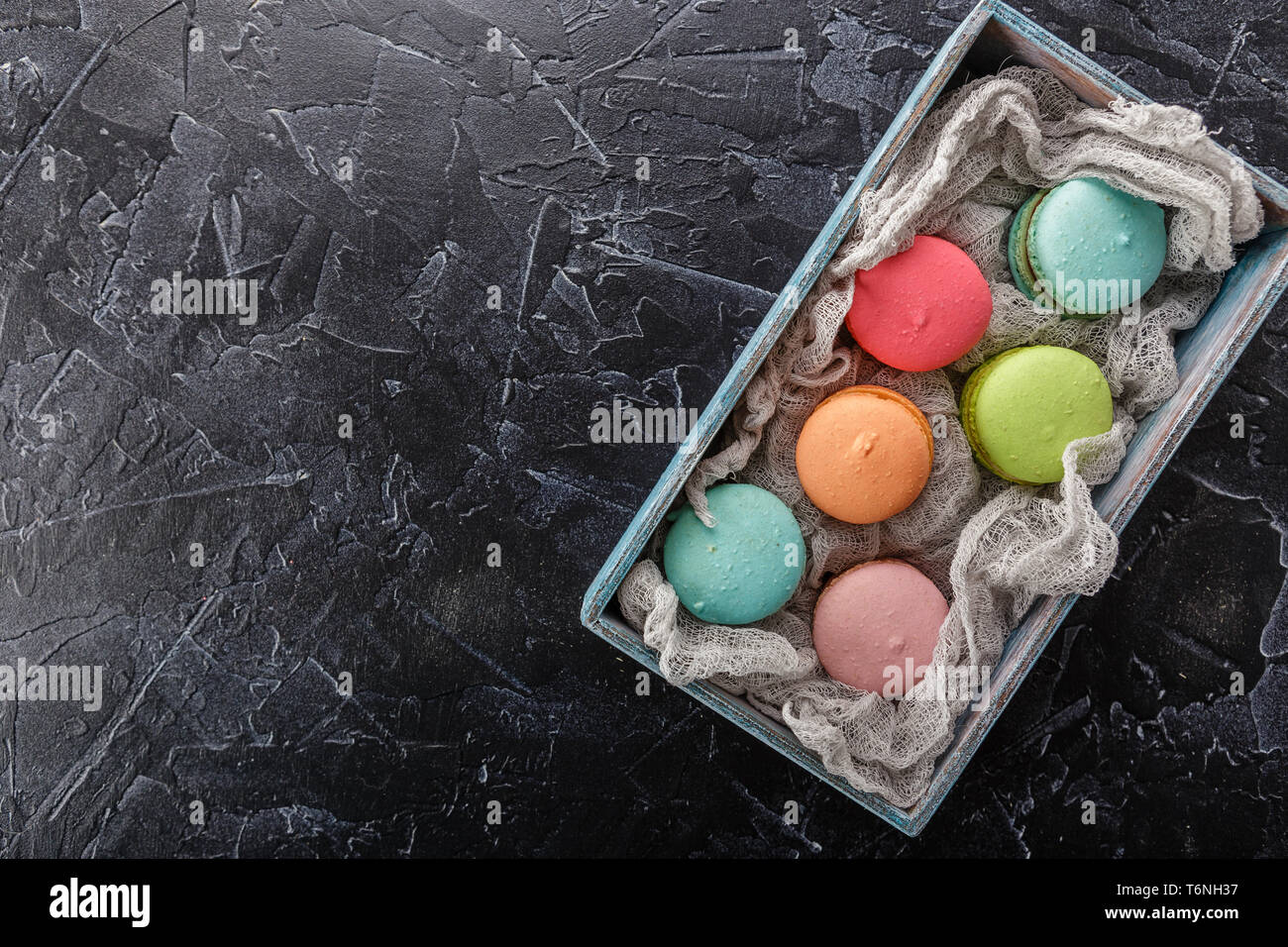 Different types of macaroons Stock Photo - Alamy