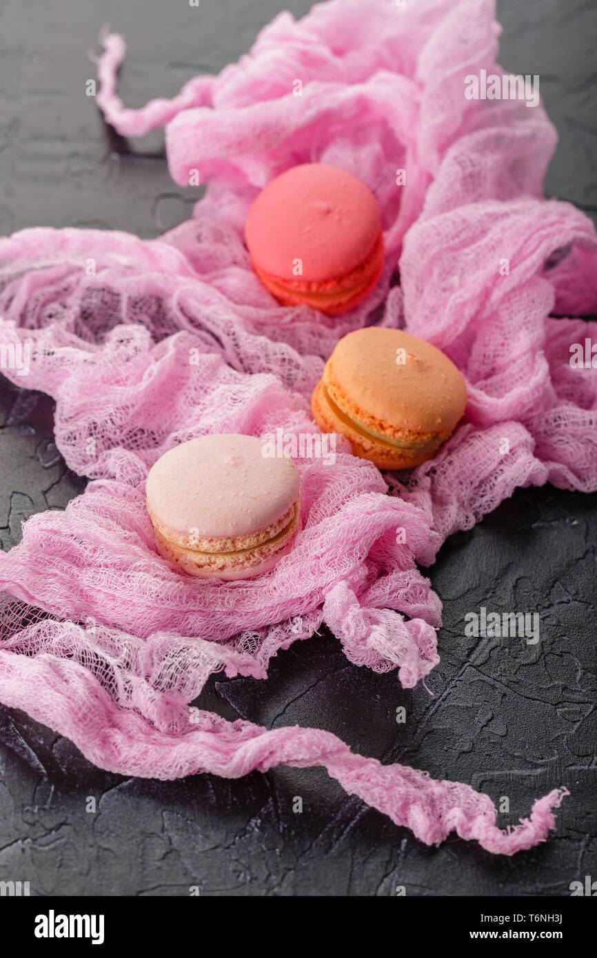 Different types of macaroons Stock Photo - Alamy