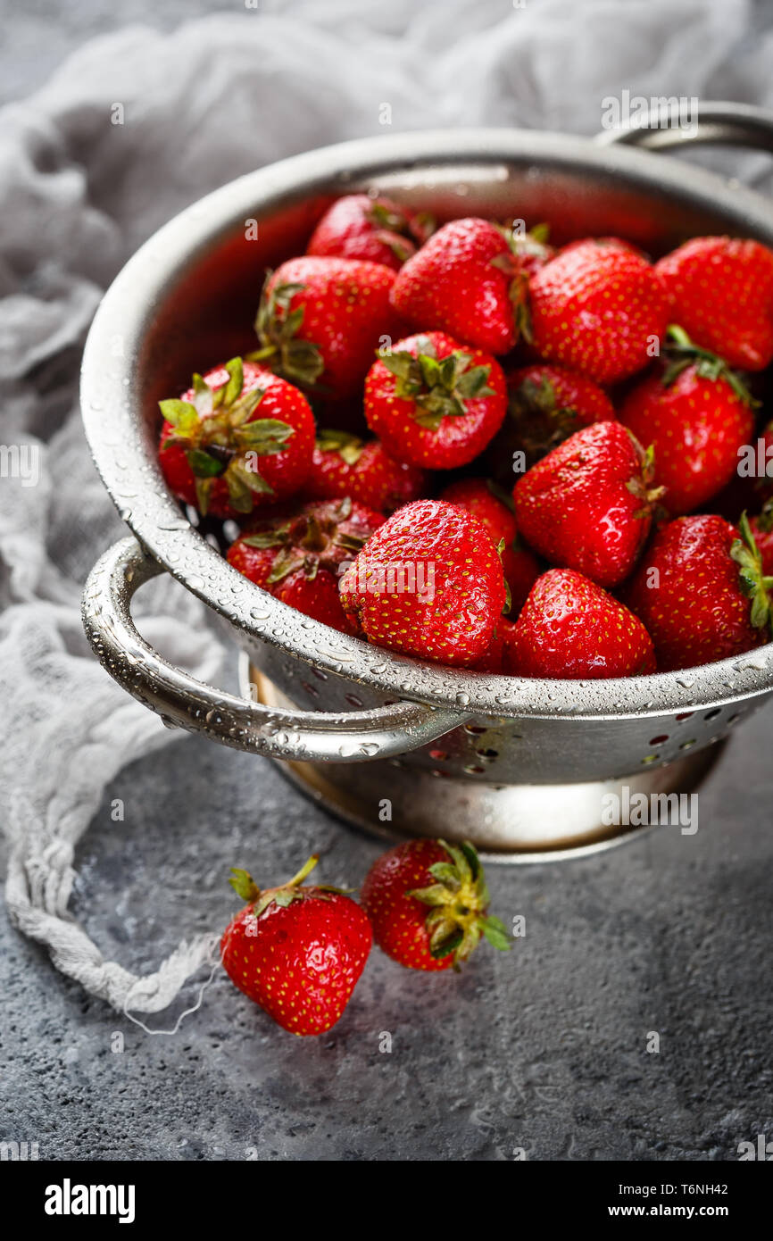 Ripe strawberry in hi-res stock photography and images - Alamy