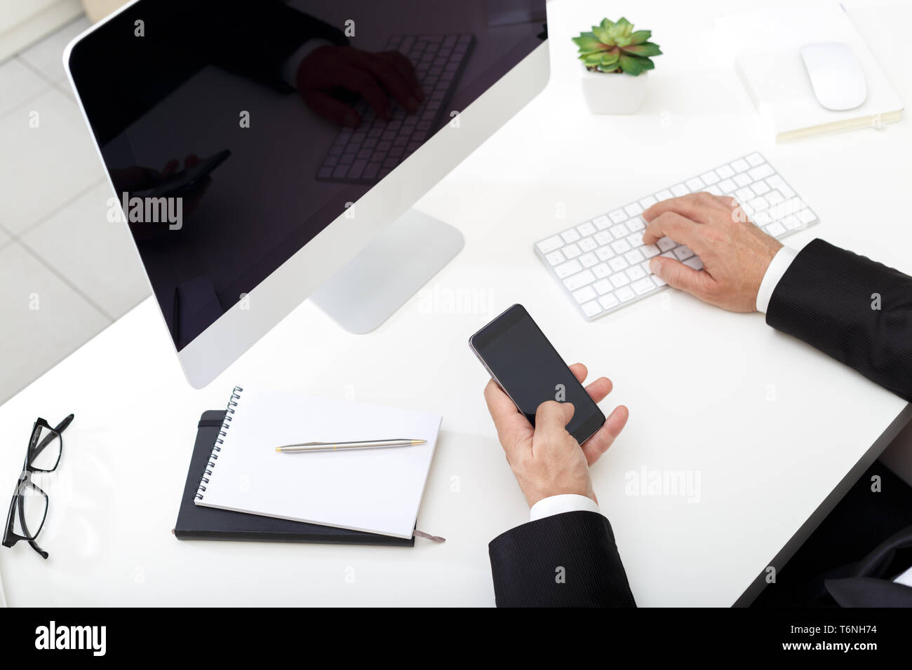 Male business man Stock Photo - Alamy