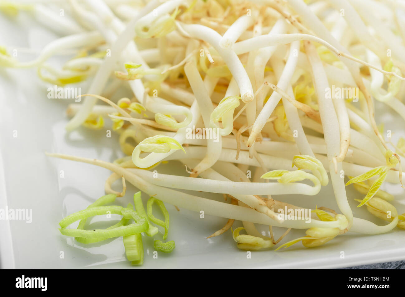 Plate of bean sprouts hi-res stock photography and images - Alamy