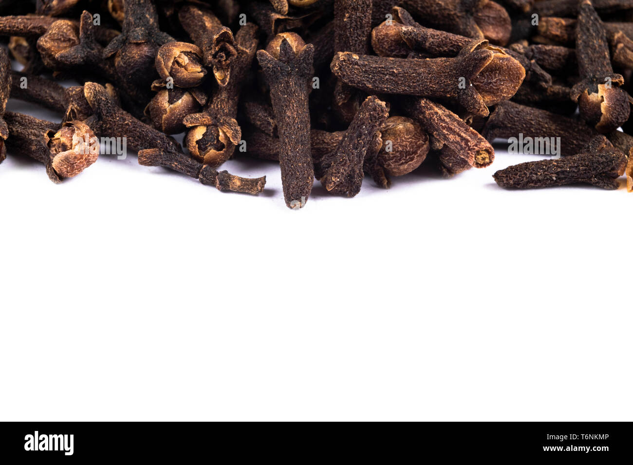 Macro shot of Carnation grains. Herbal medicinal herbs. Dry carnation ...