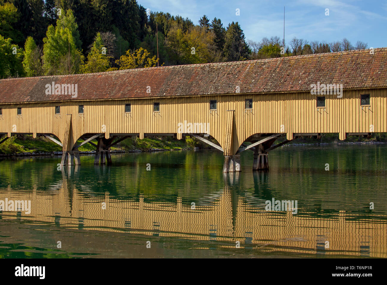 Rhine Bridge from Rheinau to Altenburg Stock Photo - Alamy