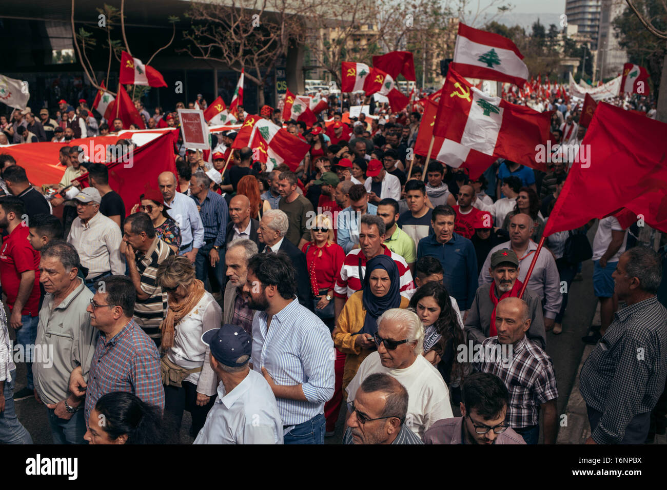 Lebanese communist party hi-res stock photography and images - Alamy