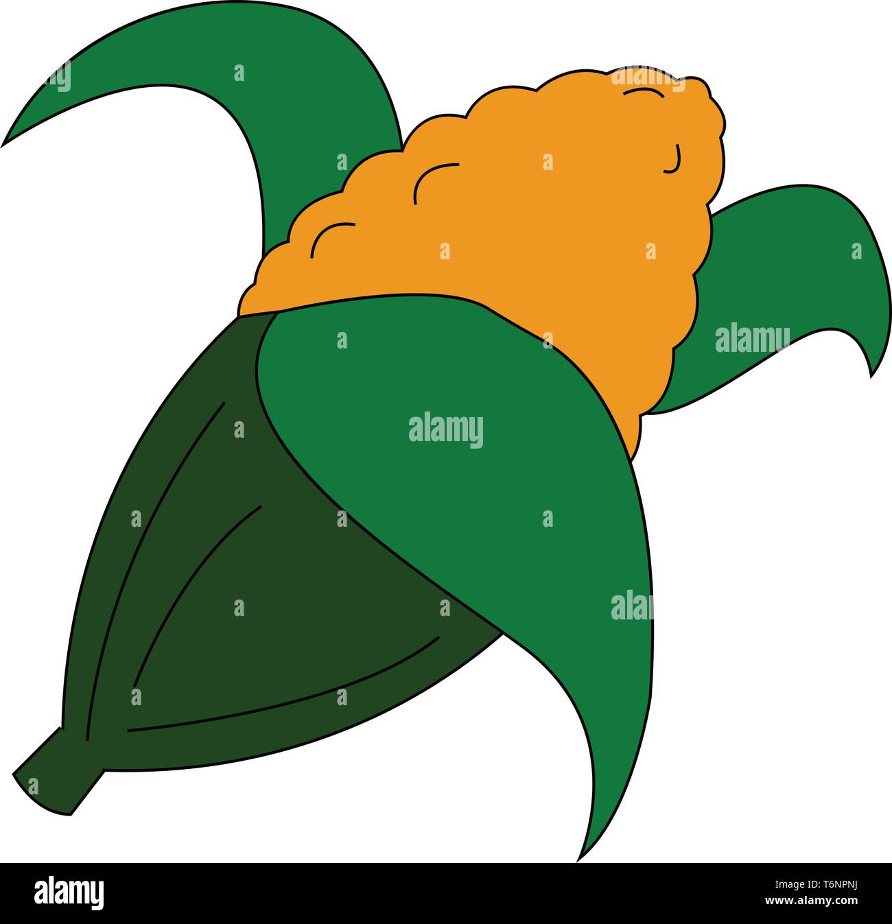 Cartoon on green from Stock Vector Images - Alamy